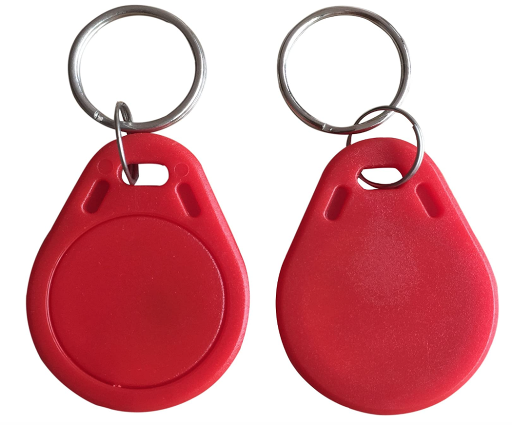 FOB Mifare S50 RED with UID – KAS Keyless Access Security – Electronic ...
